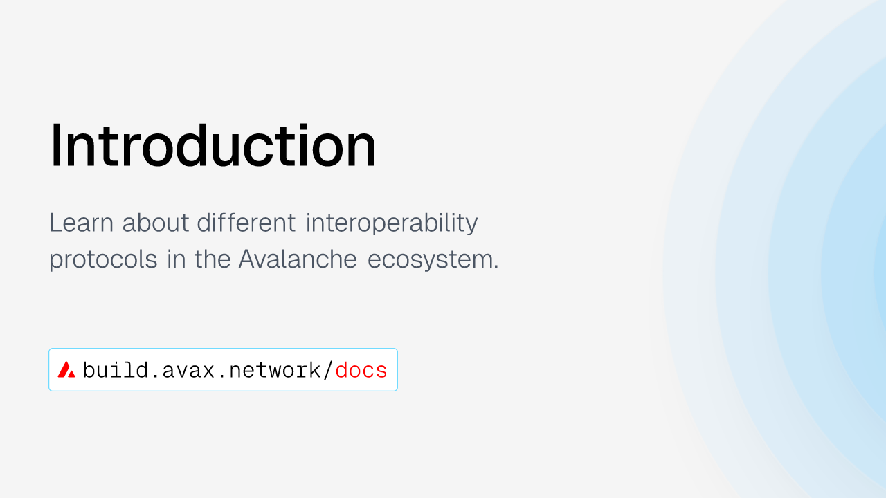Introduction | Avalanche Builder Hub
